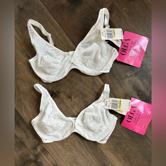 Olga | Intimates & Sleepwear | Nwt Nursing Bra Olga Underwire Cups Sz ...
